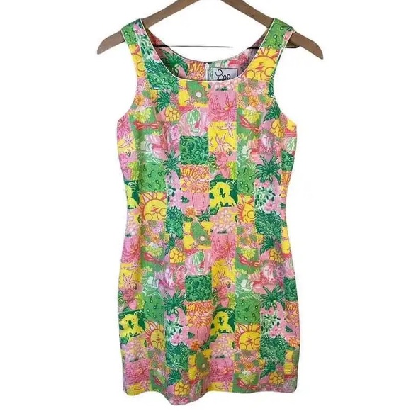 Lilly Pulitzer | Dresses | Lily Pulitzer Krista Dress In Crazy Quilt ...